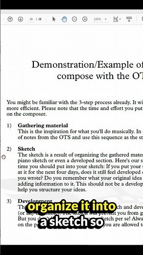 My Composition Process - 3 Steps