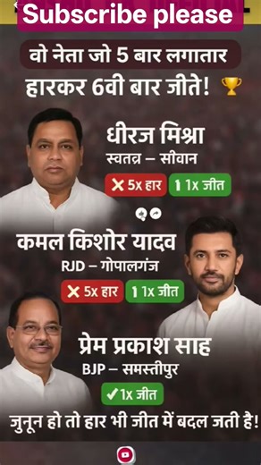 वो नेता जो 5 बार लगातार चुनाव हरे और 6 बार जीते #motivation #upsc #chunav #ytshorts