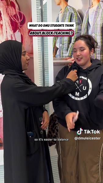 Block teaching? Many describe it as a more focused, less stressfull way to learn, where you can properly absorb one subject before moving on to the next. #dmu #university #studying #exam #alevels #studytok #studentinterviews