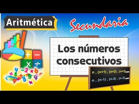 8. Los números consecutivos