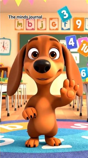 “Counting Dog 🐶🔢 | Learn Numbers with Fun” #kidsshorts #cute #baby #funny #toddlergirl #kidboy