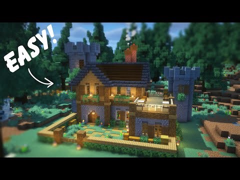 Minecraft: How to Build the Perfect Medieval Starter House | Easy Relaxing Tutorial