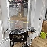 Popcorn Machine with Cart, Wheels & 12 Oz Kettle, Popcorn Maker Machine Vintage Style Movie Theater Popcorn Machine for Parties, Events, Commercial, and Home Theater