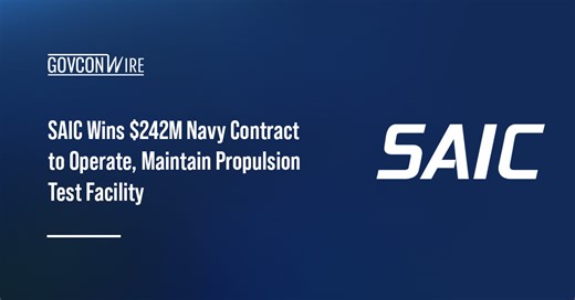 SAIC Wins $242M Navy PTF Support Contract
