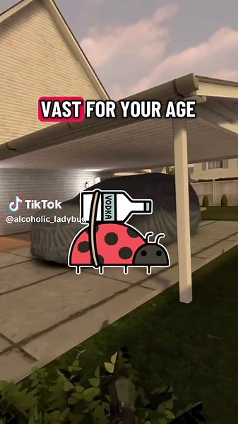 Im LitErAlly so EdgY #alcoholicladybug #fyp #music #funny #trapmetal