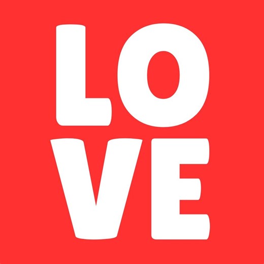 LOVE Crochet Patterns - 2 Colors - 7 Sizes - Pillow-tote Bag-afghan-blanket-wall Hanging - Etsy