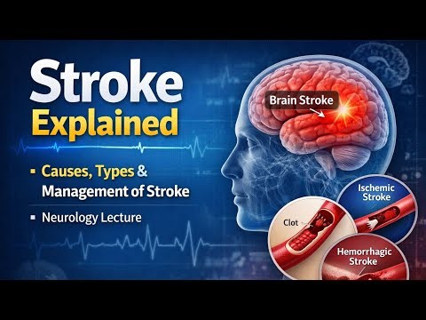 Stroke Explained | Causes, Types & Management of Stroke | Neurology Lecture