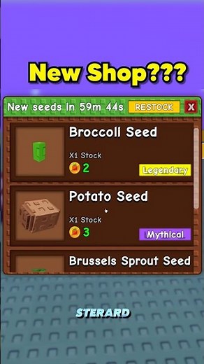 New Seed Shop?? 🤯 #growagarden #roblox