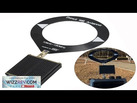 Donut Loop Broadband Antenna Frequency Range 10kHz 180MHz with Low Impedance Converter