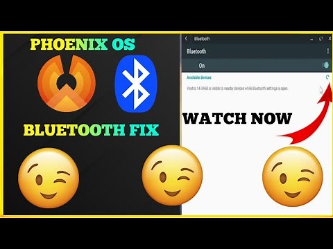 Phoenix os bluetooth fix!!😀