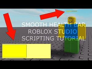 How To Make a Smooth Health Bar - Roblox Studio Scripting Tutorial