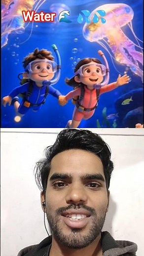 pani ke andar ❤️😄😀😳❤️🔥#cartoon #trandingshorts #shorts #shortsfeed #collaboration