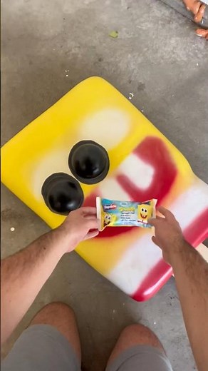 Opening A SpongeBob Popsicle On A SpongeBob Popsicle!