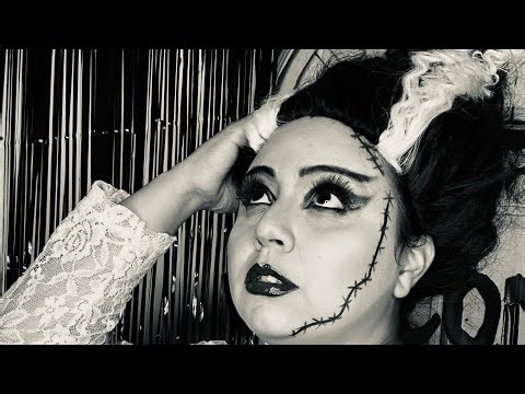 ⚡️ Bride of Frankenstein Makeup Tutorial | Classic Monster Beauty Reimagined 🧟‍♀️