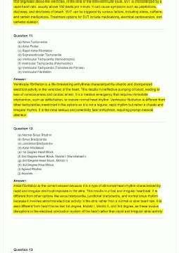 ACLS Rhythm Strips Test Questions and Answers video