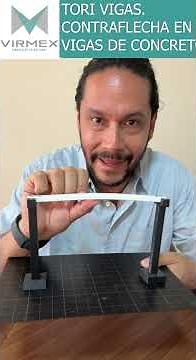 Deflection in concrete beams explained with TORI VIGAS. #virmex #tori #beams #concrete