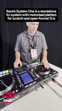 Rane's System One is a standalone DJ setup with motorised platters – No talking demo