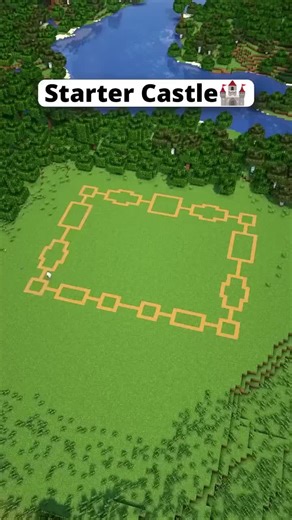 Beaver Arts | Minecraft Easy Starter Castle for Beginners🏡 Download now this StarterCastle Link in Bio🔥 World files and Schematic included for Minecraft... | Instagram