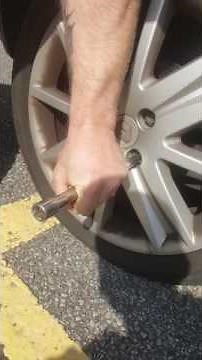 How to remove a locking wheel nut without the key. No damage
