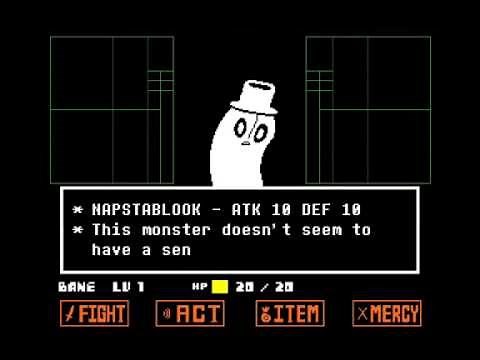 Undertale Napstablook No Damage (Pacifist Hard Method)