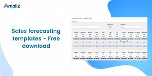 14 Ultimate Sales Forecast Templates | Free Download - Ampliz