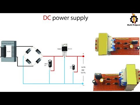 How To Make 12 Volt DC Power Supply