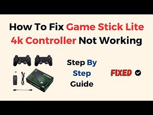 How To Fix Game Stick Lite 4k Controller Not Working