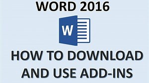 Word 2016 - Add Ins Tutorial - How to Download Microsoft Office 365 Add-Ins for Free - Add-in in MS