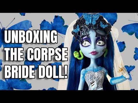 Unboxing Monster High Skullector Corpse Bride Doll 🦋💍 | Tim Burton x Mattel Creations