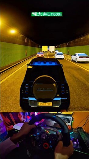 Assetto Corsa | Realistic Highway Weaving in the Land Rover Defender