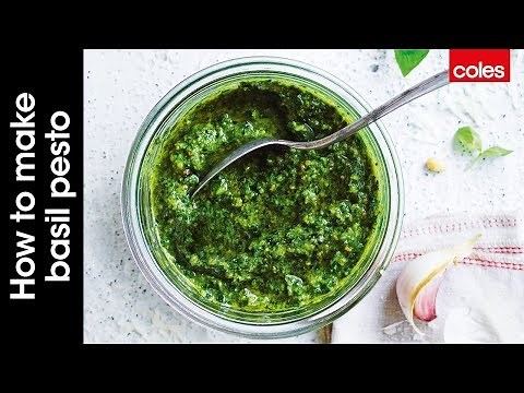 How to make basil pesto