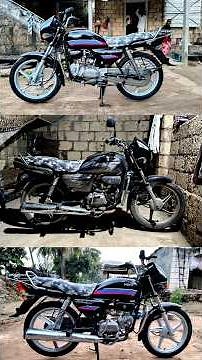 Splendor+ Modified/Colour Work For Bike #bike #automobile #modified #splendor #colors #work #shorts