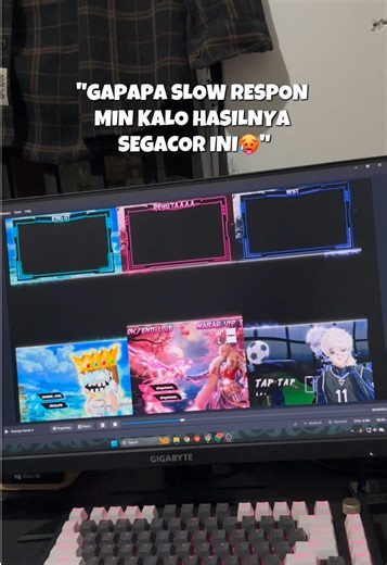 Project Done! Animated Overlay Live Streaming for Tiktok Studio, Streamchamp, and OBS! #overlaylivestream #streampack #motiongraphics #mllb #mllbcreatorcamp