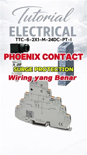 Kalau salah nga fungsi...! SPD Phoenix Contact #tutorial #electrical #listrik #saftytips