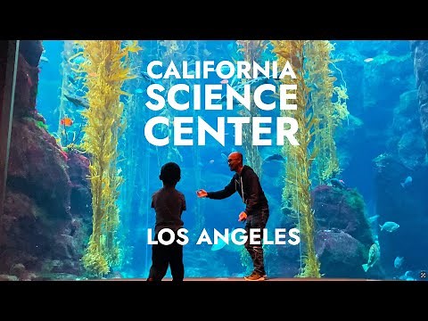 California Science Center in Los Angeles - Kids' Museum with Space & Nature Exhibits, and Aquarium.
