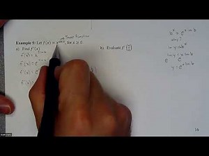 Calc 1 - Derivatives Involving a Tower Function - Part 1