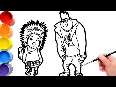 🔴🔴How to Draw Johnny and Ash From Sing 2 | sing 2 songs | Could Have Been Me Song