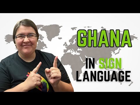 How to sign Ghana in Ghanaian Sign Language 🇬🇭