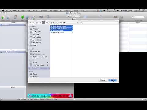 How to import DICOM files onto OsiriX