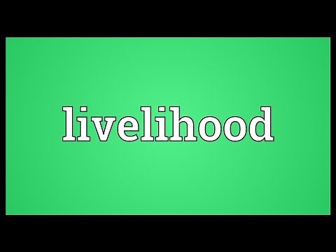 Livelihood Meaning