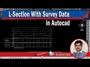 How to Draw L Section in AutoCAD | SW-DTM @cadbypatelsir