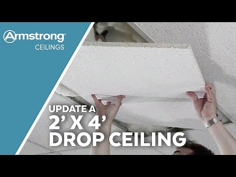 Converting an Outdated 2x4 Ceiling to a Modern 2x2 Ceiling