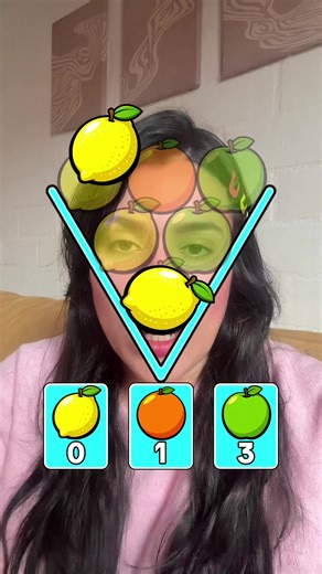 Efecto de frutas imposible de ganar | fruit guessing filter