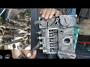 reparing inline diesel pump | diesel pump new plunger install