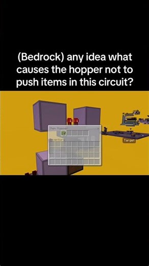 Any idea what causes the hopper not to push items in this circuit?