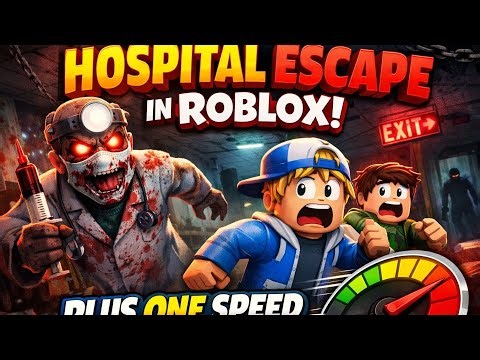 PLUS ONE SPEED: Hospital Escape in Roblox! 🏥💨 (Insane Speed Challenge!)