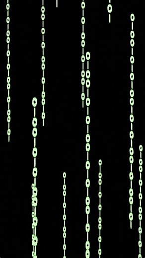 Blender Matrix Code Rain Animation Version 2 #matrix #3danimation #animation #blenderanimation