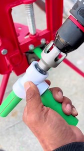 2-in-1 Integrated Internal & External Pipe Threading Tool, PVC Pipe Threader Kit, High-Strength PVC Threader for Plumbing & DIY Repair, 3/4” Size