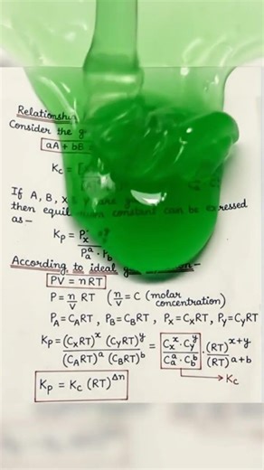 Kp vs Kc Made Easy 🔥 | Chemical Equilibrium Class 11 in 30 Seconds