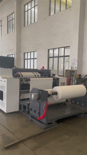 Fiber glass paper slitting machine